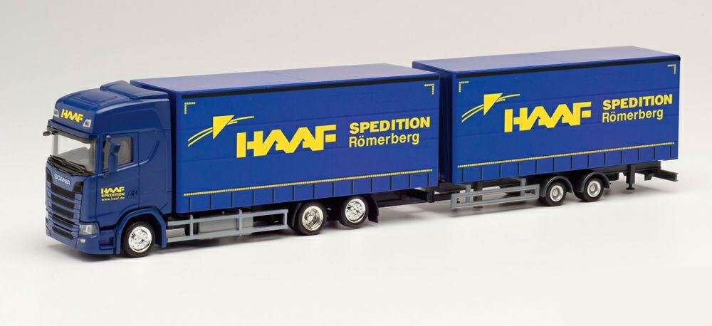 【楽天市場】Herpa Haaf Spedition Scania CS20HD volume trailer 312028 /Herpa 1 ...