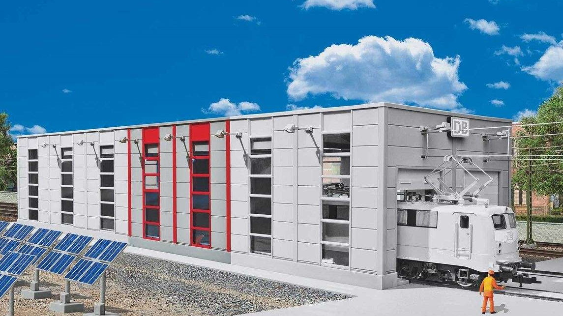 【楽天市場】Kibri Extension Set for Maintenance Hall Deutsche Bahn 39256 39257 1/87 模型：ラストホビー