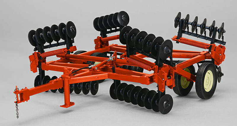 【楽天市場】Folding Wing Disk Harrow in Orange /SPEC-CAST 1/16 ミニチュア トラック 建設 ...