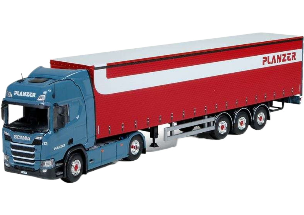 【楽天市場】Planzer Scania NGS R ハイライン カーテンサイドセミトレーラー トレーラー / Tekno 1/50 建設機械 ...