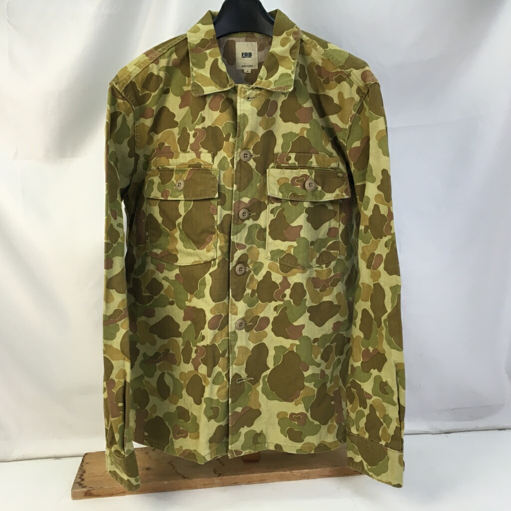 【楽天市場】【中古】FOB FACTORY エフオービーファクトリー F2362 ファティーグジャケット L 01w-2549 【結城店 ...