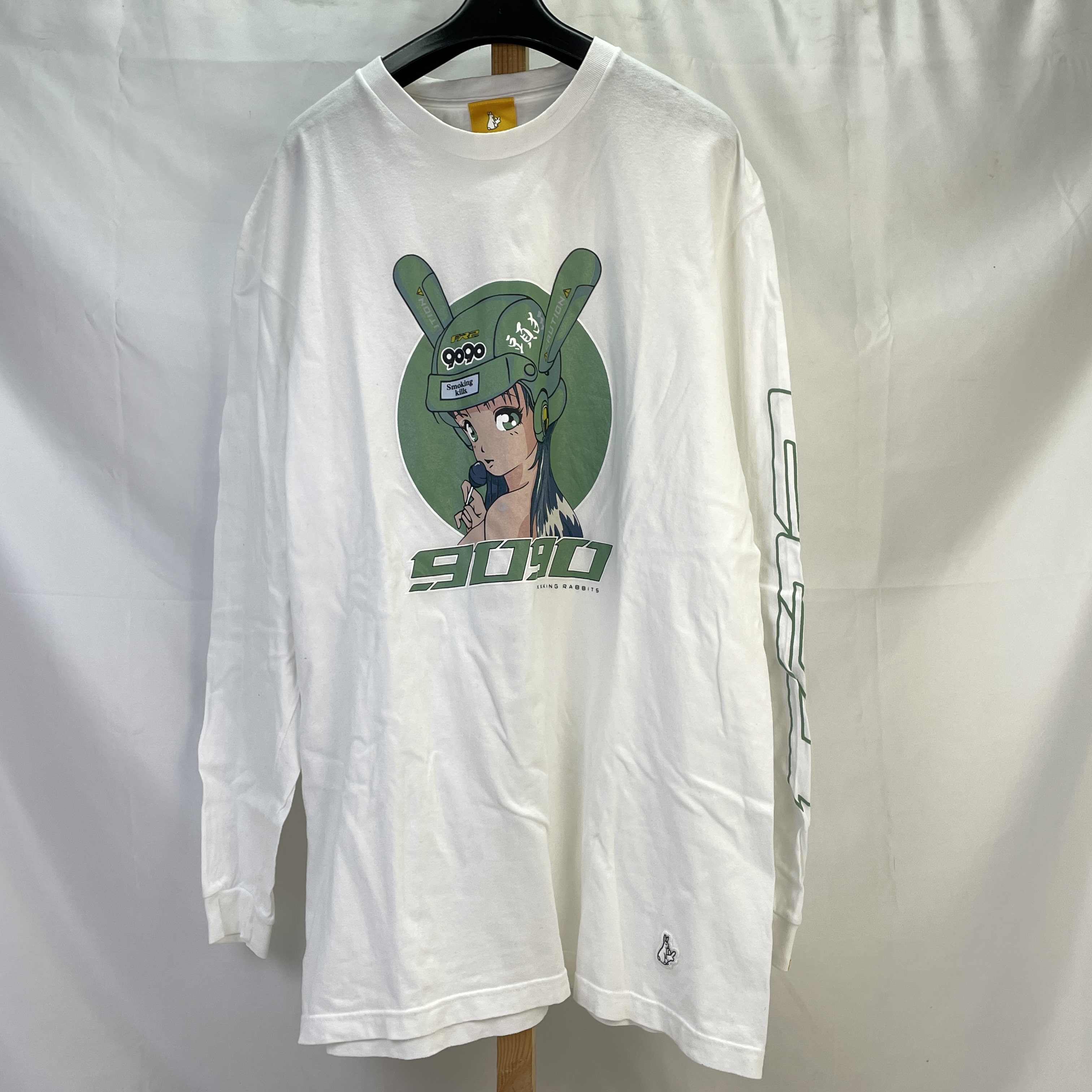 【楽天市場】【中古】#FR2×9090 Biker Girl L/S T-shirt バイカーガール 長袖Tシャツ サイズL 白 メンズ ストリート 中古品 01r8620【結城店 ...