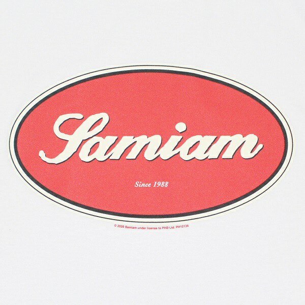 【楽天市場】SAMIAM サマイアム Oval Logo Tシャツ WHITE：TRADMODE