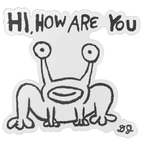 【楽天市場】DANIEL JOHNSTON ダニエルジョンストン Hi How Are You Mural ステッカー：GEEKHEAD