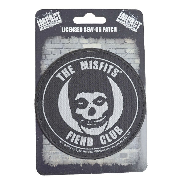【楽天市場】MISFITS Fiend Club ワッペン：GEEKHEAD