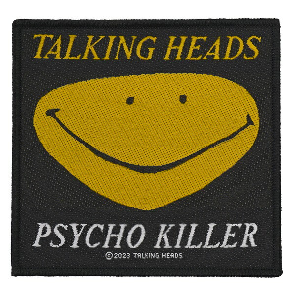 【楽天市場】TALKING HEADS トーキングヘッズ Psycho Killer Patch ワッペン：GEEKHEAD