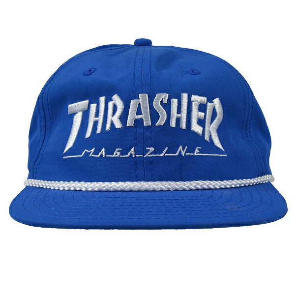 【楽天市場】THRASHER スラッシャー Rope スナップバックキャップ BLUE USA企画：GEEKHEAD