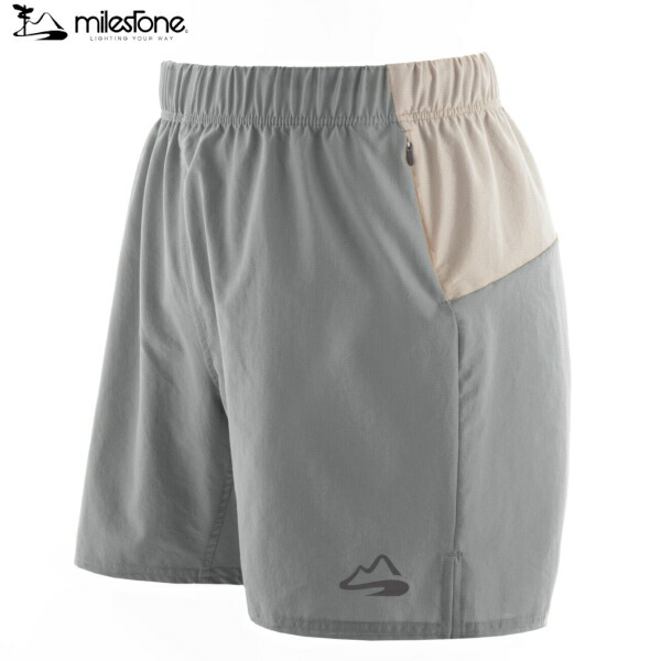 【楽天市場】【ネコポス配送】milestone/マイルストーンNatty Shorts 5_inch PLUS Light Greenナッ ...