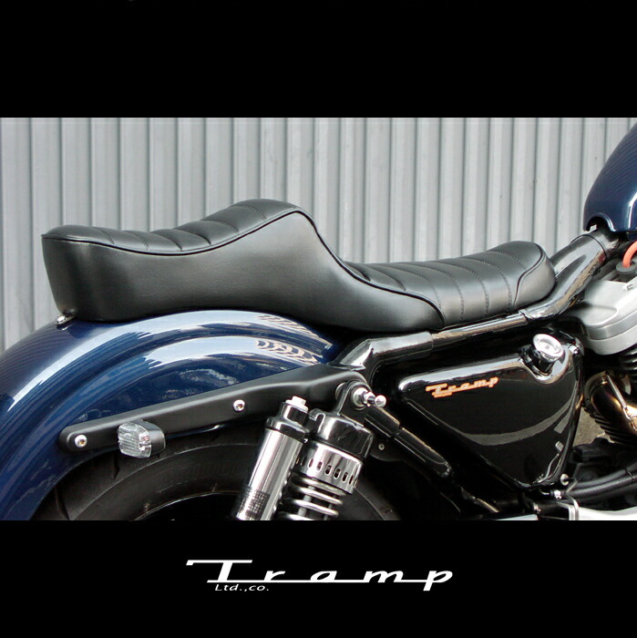 【楽天市場】TRAMP CYCLE トランプサイクル / キング＆クイーンシート ステッチタイプ 【TSE-001-03】スポーツスター ...
