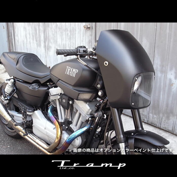 【楽天市場】TRAMP CYCLE トランプサイクル S/C マッドマスクキット XR1200モデル SCX-014 TYPE-2 ハーレー ...