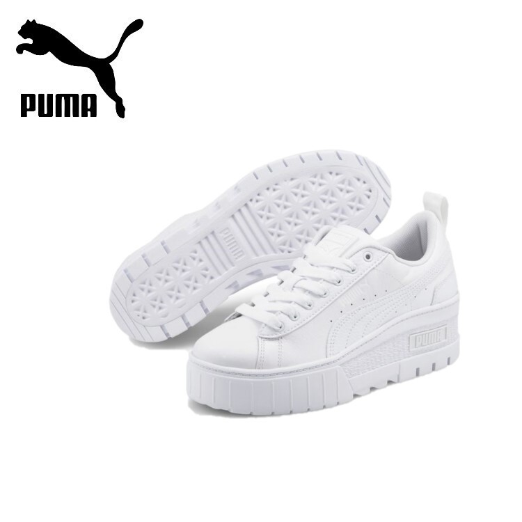 【楽天市場】【20日限定抽選でPバック】PUMA プーマ レディース メイズ ウェッジ ウィメンズ 386273 本革 厚底ミッドソール ロー ...