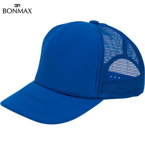 【楽天市場】【BONMAX】ボンマックス MC6615-7 アメリカンキャップ[ロイヤルブルー][帽子/キャップ/ぼうし/日よけ/シンプル/メッシュ/カラー]【RCP】：トランスポーツ