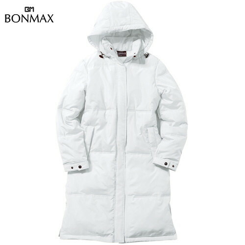 【楽天市場】 送料無料 【BONMAX】ボンマックス MJ0066-15 ライトベンチコート[ホワイト][ロングコート/膝まで/防風性/耐水性/撥水性/保湿性/中綿/スポーツ/イベント ...