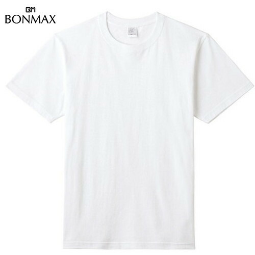 【楽天市場】【BONMAX】ボンマックス MS1161WO-15 5.6オンス ハイグレードコットン[ホワイト][Tシャツ/半袖/半そで/クルーネック/カジュアル/トレーニング/練習/部活 ...