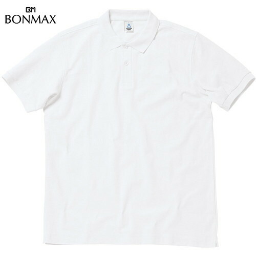 【楽天市場】【BONMAX】ボンマックス MS3113-15 CVC鹿の子ドライポロシャツ[ホワイト][ポロシャツ/カジュアル/スポーツ/半そで/半袖]【RCP】：トランスポーツ