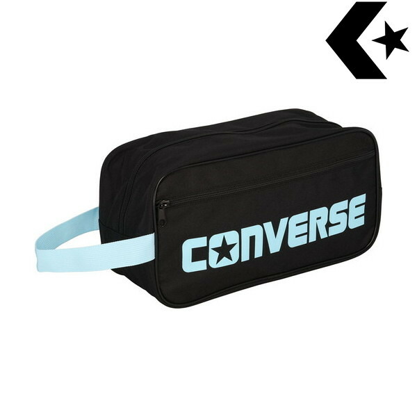 【楽天市場】【CONVERSE】コンバース C2351097-1921 シューズケース[ブラック/Pブルー][男女兼用/メンズ/マルチスポーツ ...