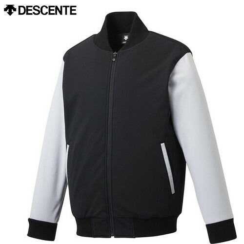 【楽天市場】 送料無料 【DESCENTE】デサント DR230-BLK ボンディングストレッチコート/COCOON PADDING[ブラック][ジャケット/フルジップ/スタジャン/野球 ...