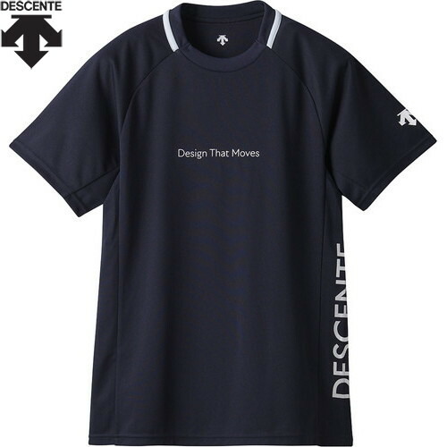 【楽天市場】【DESCENTE】デサント DVUXJA51-NV 半袖バレーボールシャツ[ネイビー][ユニセックス/男女兼用/バレーボール/半袖/半そで/Tシャツ/半袖シャツ/トレーニング ...