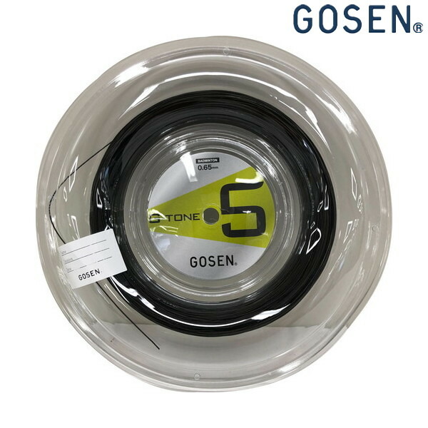 【楽天市場】 送料無料 GOSEN ゴーセン BS0653BK ガット G−TONE 5 ブラック ロール 220m[バドミントン/バトミントン/ストリングス/ゲージ:0.65mm]【RCP ...