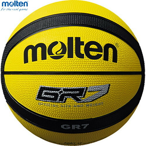 【楽天市場】【molten】モルテン BGR7YK バスケットボール7号球 GR7 イエロー×ブラック[バスケットボール/ボール/部活/クラブ ...