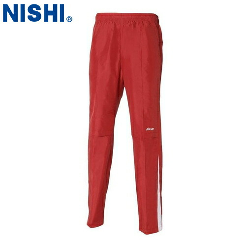 【楽天市場】 送料無料 【NISHI】ニシ・スポーツ N84-22P ライトブレーカーパンツ【レッドXホワイト】[ウィンドブレーカー/陸上競技/トラック競技/部活/練習/トレーニング/総裏地 ...
