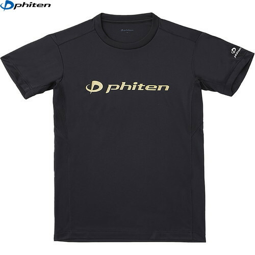 【楽天市場】【Phiten】ファイテン JG576003 RAKUシャツ 半袖 ロゴ入り S/M/L/O/XO/2XO/3XO[ブラック×ゴールド][半袖/半そで/Tシャツ/半袖シャツ ...