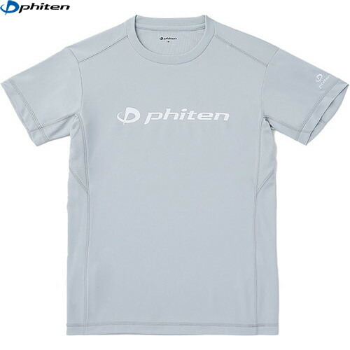 【楽天市場】【Phiten】ファイテン JG577003 RAKUシャツ 半袖 ロゴ入り S/M/L/O/XO/2XO/3XO[ライトグレー×ホワイト][半袖/半そで/Tシャツ/半袖シャツ ...