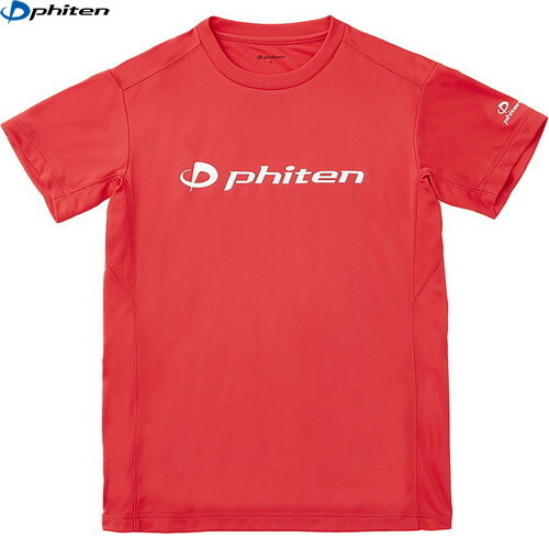 【楽天市場】【Phiten】ファイテン JG579003 RAKUシャツ 半袖 ロゴ入り S/M/L/O/XO/2XO/3XO[レッド×ホワイト][半袖/半そで/Tシャツ/半袖シャツ ...