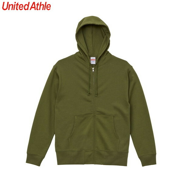 【楽天市場】 送料無料 【Unitedathle】ユナイテッドアスレ 521301X-739 10.0 オンス スウェット フルジップ パーカ ...
