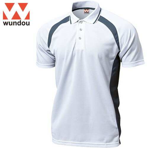 【楽天市場】【wundou】ウンドウ P1710J-0000 ベーシックテニスシャツ[ホワイト][テニスシャツ/ポロシャツ/スポーツポロ ...