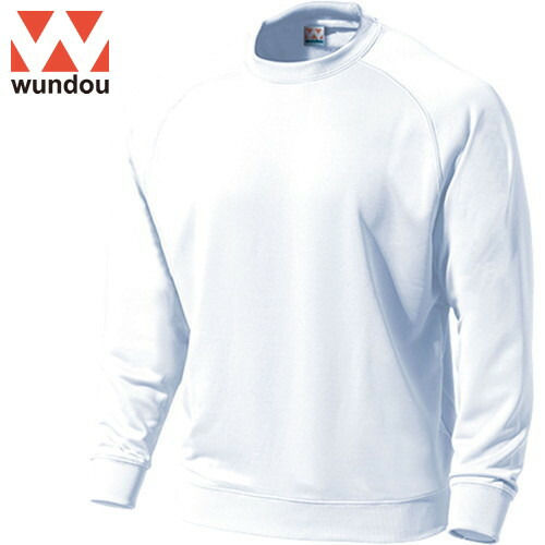 【楽天市場】【wundou】ウンドウ P3000J-0000 ドライスウェットラグランシャツ[ホワイト][トレーナー/スウェット/スポーツ ...