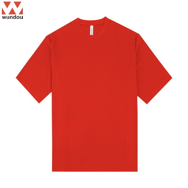 【楽天市場】【wundou】ウンドウ P321-0011 ストリートTシャツ[レッド]ユニセックス/男女兼用ウェア/半袖/半そで/ハーフスリーブ/Tシャツ/トレーニング/部活/クラブ【RCP ...