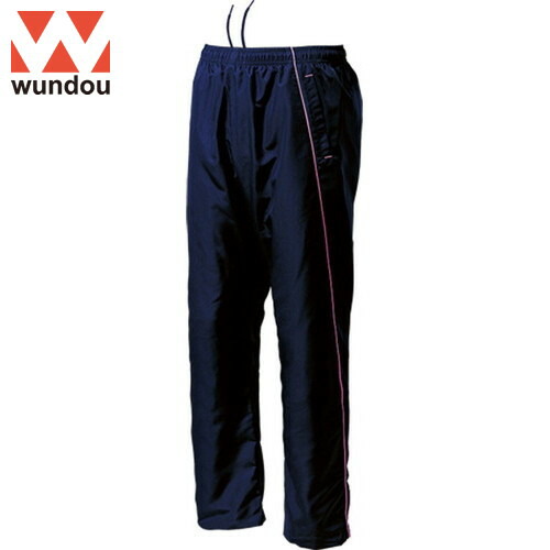 【楽天市場】【wundou】ウンドウ P4850J-0082 ウォームアップウインドブレーカーパンツ[ネイビー×ピンク][ロングパンツ/長ずぼん/長ズボン/ウインドブレーカー/スポーツ/練習 ...
