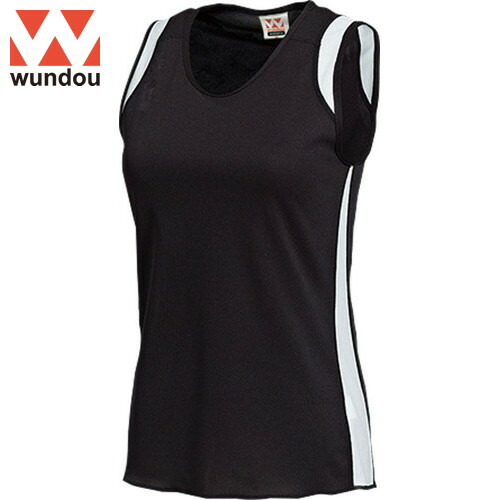 【楽天市場】【wundou】ウンドウ P5520-0066 ランニングシャツ[ブラック×ホワイト][シャツ/ノースリーブ/陸上競技/トラック競技/ランニングウェア/プラクティスシャツ/ゲーム ...