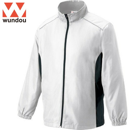 【楽天市場】 送料無料 【wundou】ウンドウ P6700-0064 裏トリコットブレーカージャケット[ホワイト×ブラック][ジャケット/ジャンパー/ウインドブレーカー/トレーニング/練習 ...