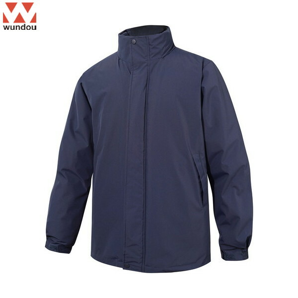 【楽天市場】 送料無料 【wundou】ウンドウ P6800-39 ハーフ中綿コート[アイアンネイビー]ユニセックス/男女兼用コート/上着/アウター/ハーフコート/スポーツ/カジュアル/部活 ...