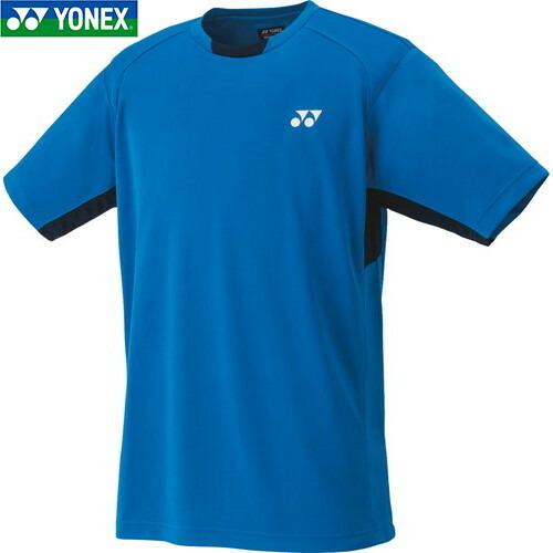 【楽天市場】【YONEX】ヨネックス 10810-786 ゲームシャツ[ブラストブルー][テニス/ソフトテニス/バドミントン/トップス/半袖/半そで/UVカット/吸汗速乾/ストレッチ/制電 ...