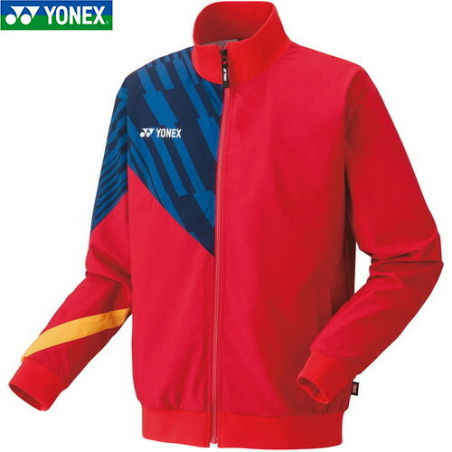 【楽天市場】 送料無料 【YONEX】ヨネックス 70091-338 ユニ裏地付ウィンドウォーマーシャツ[ルビーレッド][テニス/ソフトテニス/バドミントン/長袖/長そで/ウィンドブレーカー ...
