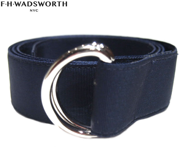 【楽天市場】FH WADSWORTH(F.H.ワズワース)/ribbon belt（リボンベルト）/navy：TRAVELS （トラベルズ）