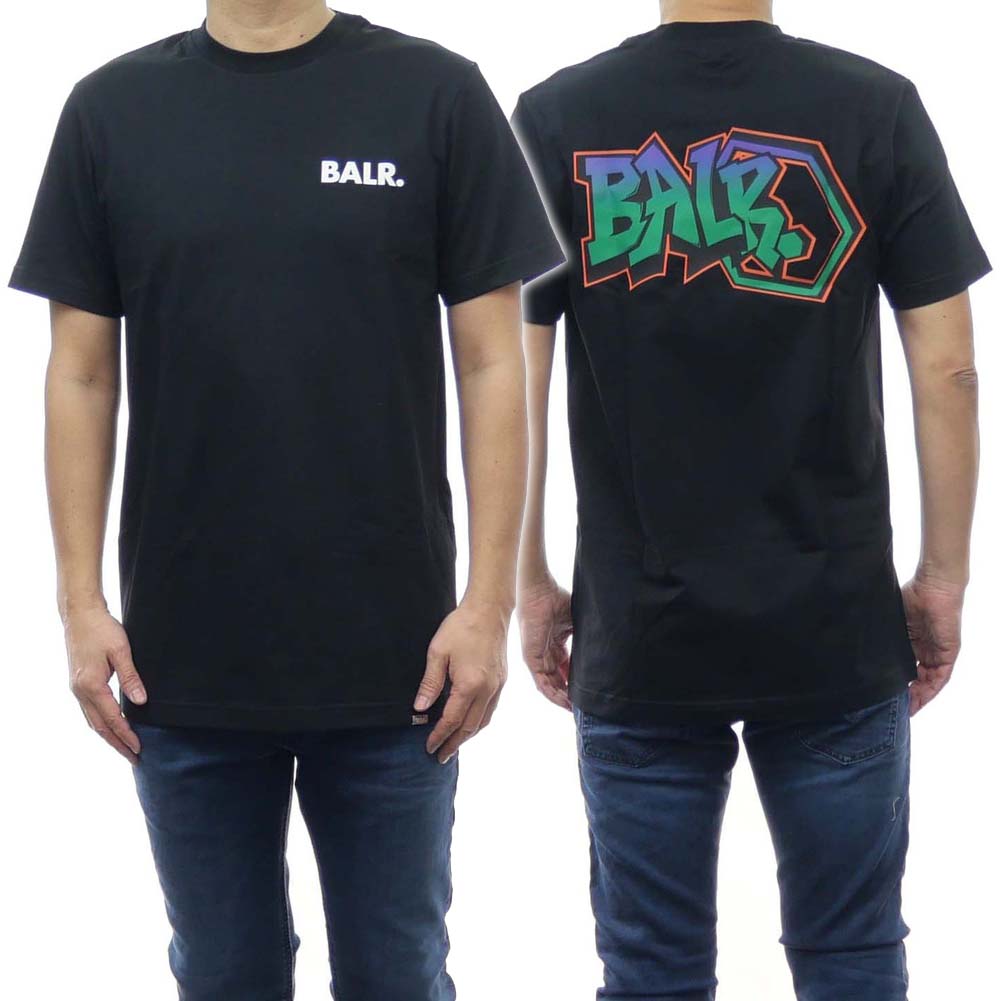 【楽天市場】BALR. ボーラー クルーネック Tシャツ B1112.1170 OLAF STRAIGHT GRAFFITI T-SHIRT メンズ ブラック：TRE STYLE