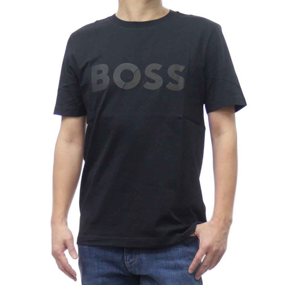 【楽天市場】HUGO BOSS ヒューゴボス クルーネック 半袖 Tシャツ 50530990 10269604 Tee Tape Logo ...