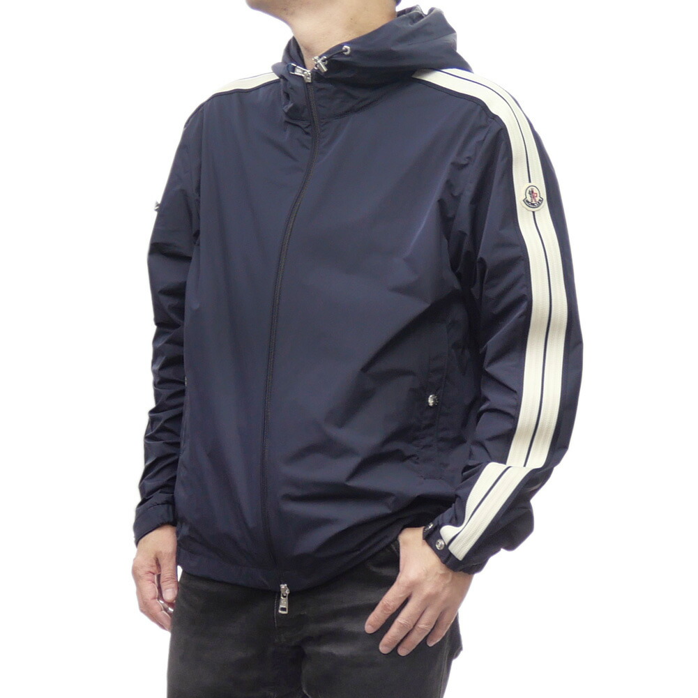 【楽天市場】MONCLER モンクレール ブルゾン 1A00187 59876 OLAN GIUBBOTTO ブランド ロゴ ライン フード ...