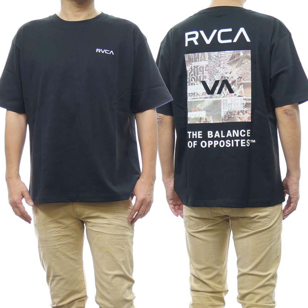 【楽天市場】RVCA ルーカ メンズ クルーネック Tシャツ BE041224 THRASHED BOX RVCA TEE ブラック：TRE STYLE