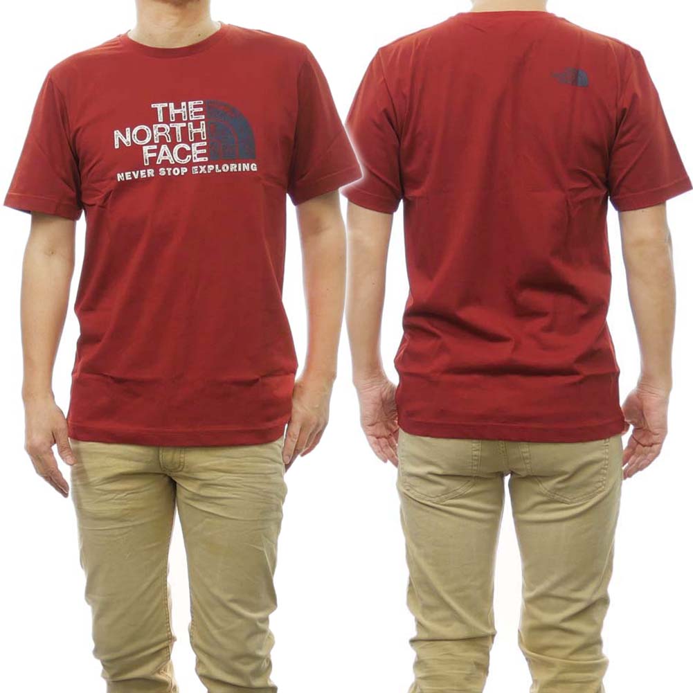 【楽天市場】THE NORTH FACE ザ・ノースフェイス メンズ クルーネック Tシャツ NF0A87NW M S S RUST 2 TEE レッド：TRE STYLE