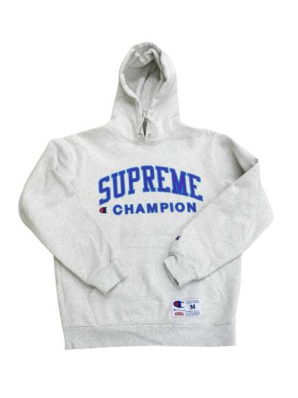 【楽天市場】 ★【中古品】Supreme シュプリーム CHANPION Hooded チャンピオンコラボフーディ グレー RN#15763 ...