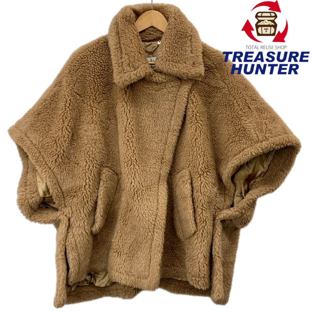 【楽天市場】MaxMara テディベア ケープ サイズF ブラウン TEBE 2023SS マックスマーラ 【100058802007 ...