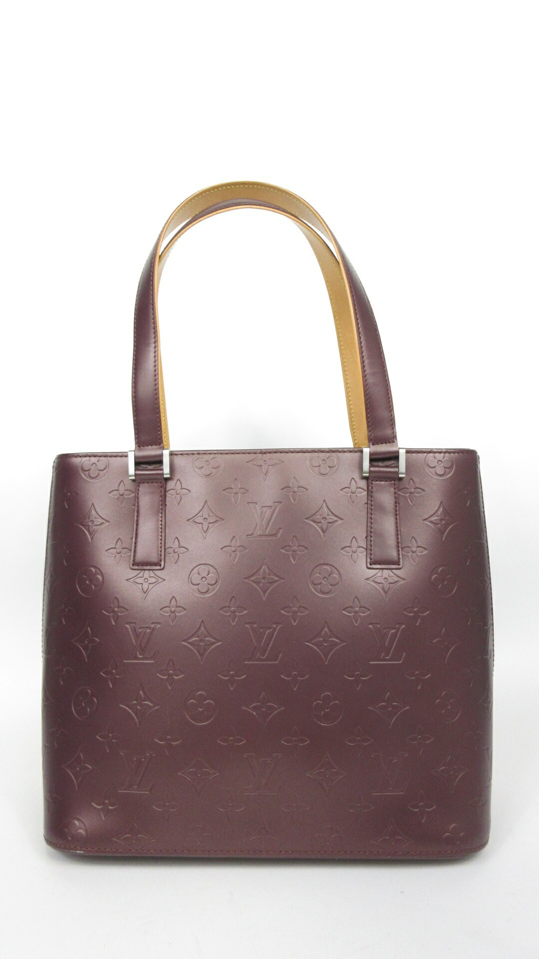 【楽天市場】LOUIS VUITTON/ルイ・ヴィトン モノグラム マット ストックトン M55116 モノグラム マット レザー トート ...