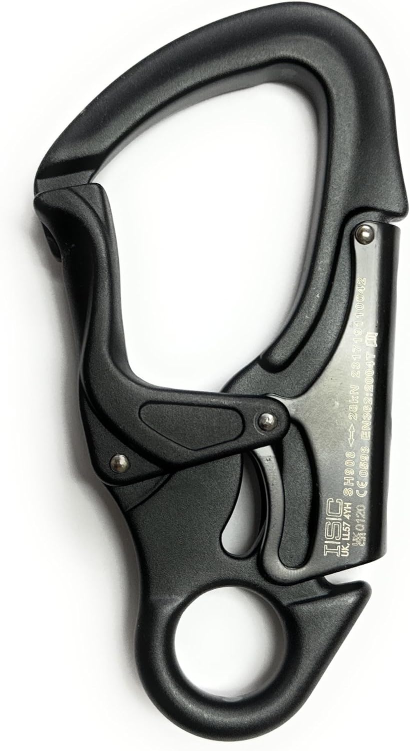 【楽天市場】ISC ダブルアクション スナップフック カラビナ ツリーケア アーボリスト ツリークライミング (ブラック)：TREE GEAR 楽天市場店
