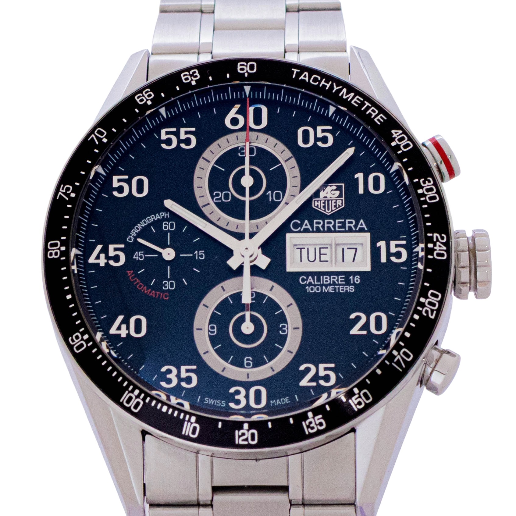 【楽天市場】タグホイヤー TAG HEUER カレラ CV2A10.BA0796 TAG Heuer Carrera 自動巻き 腕時計 メンズ ...