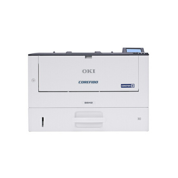【楽天市場】OKI 【5年間無償保証/メンテナンス品無償提供】A3モノクロLEDプリンタB842dn ハイパフォーマンスモデル COREFIDO2：トレテク！SoftBank SELECTION